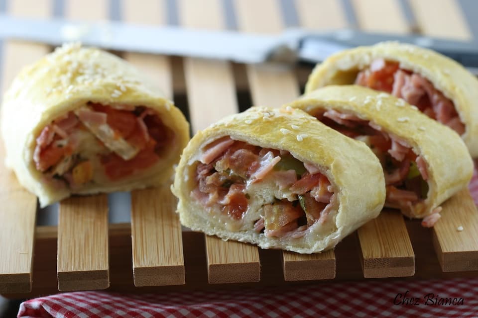 Receita de Pizza enrolada